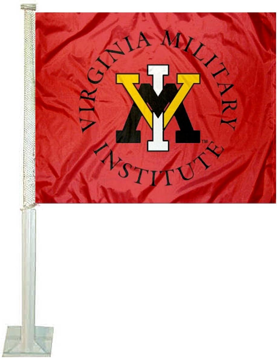 Amazon.com : College Flags & Banners Co. VMI Keydets Car and Auto Flag ...