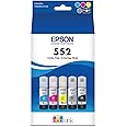 Epson T552 Dye Colour Combo (CMYPkGy) Ink Bottle : Amazon.ca: Office ...