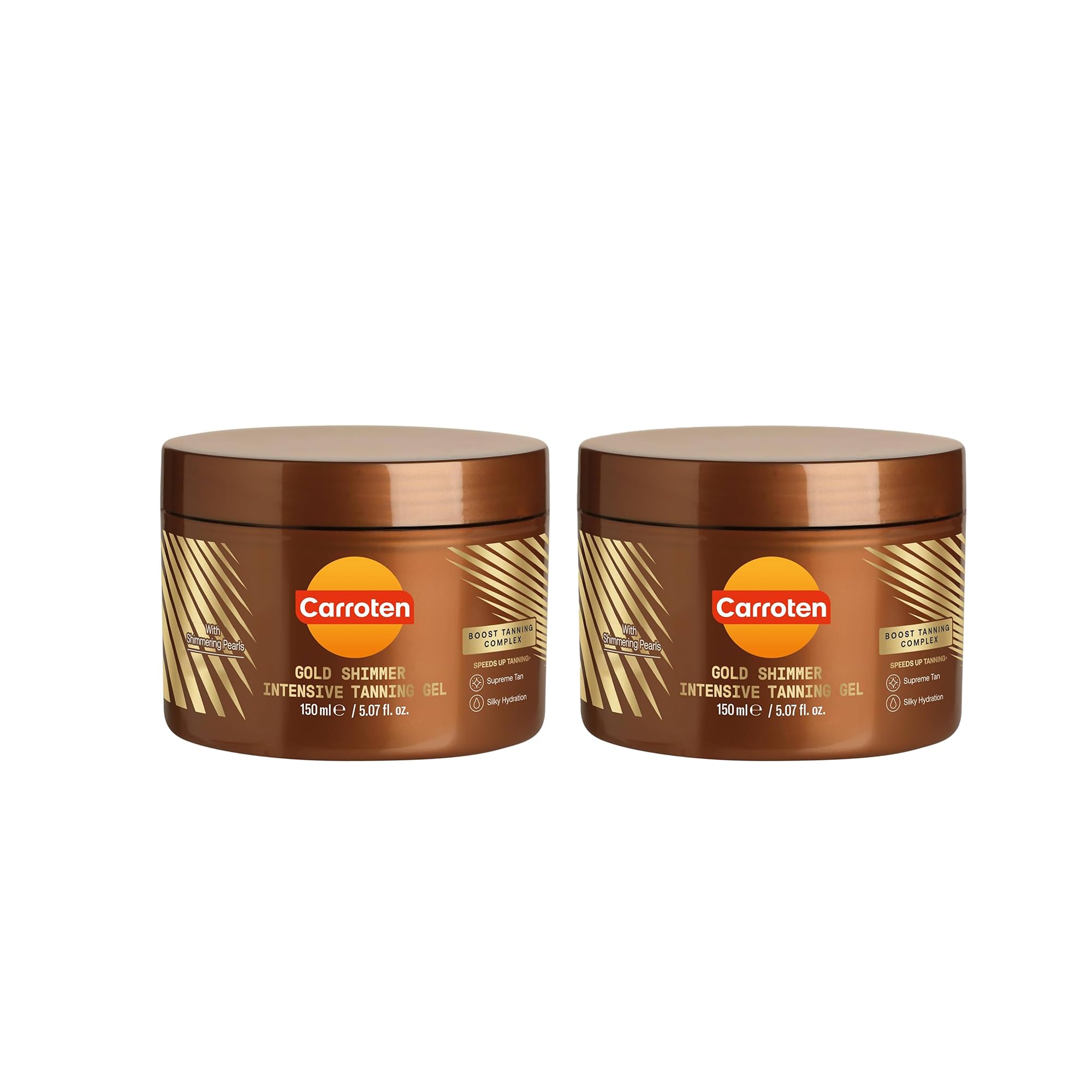 Carroten Gold Shimmer Intensive Tanning Gel | Browning Tan Accelerator ...