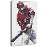 Amazon.com: Mike Trout Baseball Posters for Wall Home Run Poster for ...