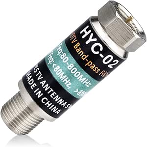 Amazon.com: LTE Filter for TV Antenna - RF Interference Filter Improves ...