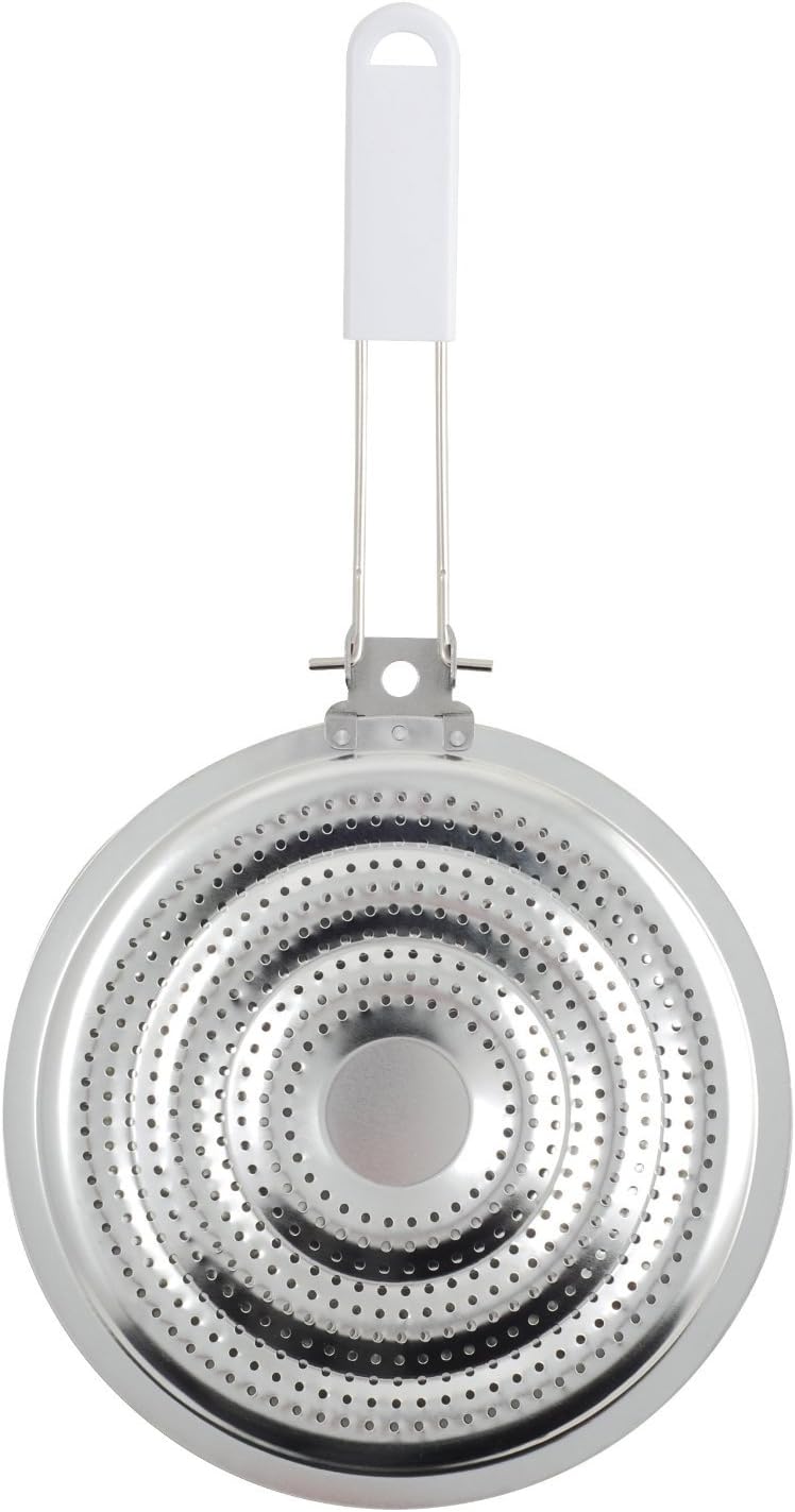 Metaltex Gas hob Heat Diffuser, stainless steel, Silver, 21 cm Diameter ...