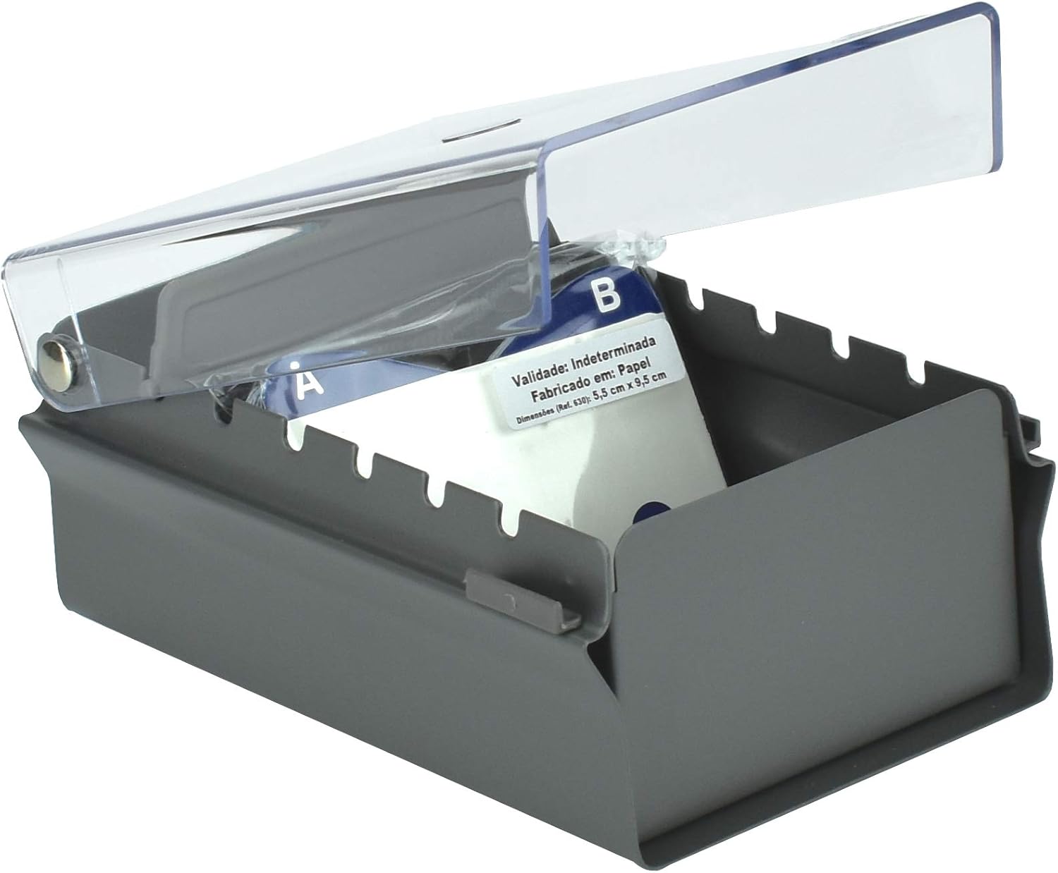 Acrimet Index Business Card Size File Holder Organizer Metal Base Heavy ...