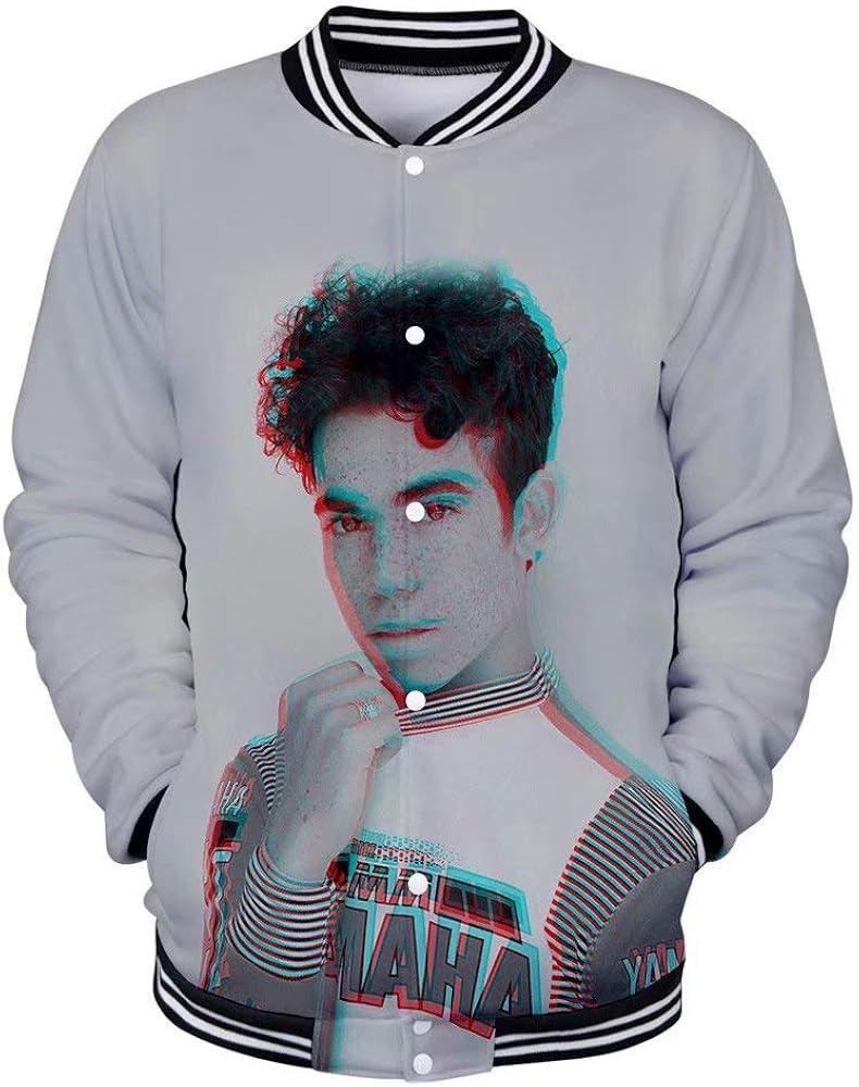 Cameron Boyce Baseball Uniform Spring Long Sleeve Snug Fashion Casual ...