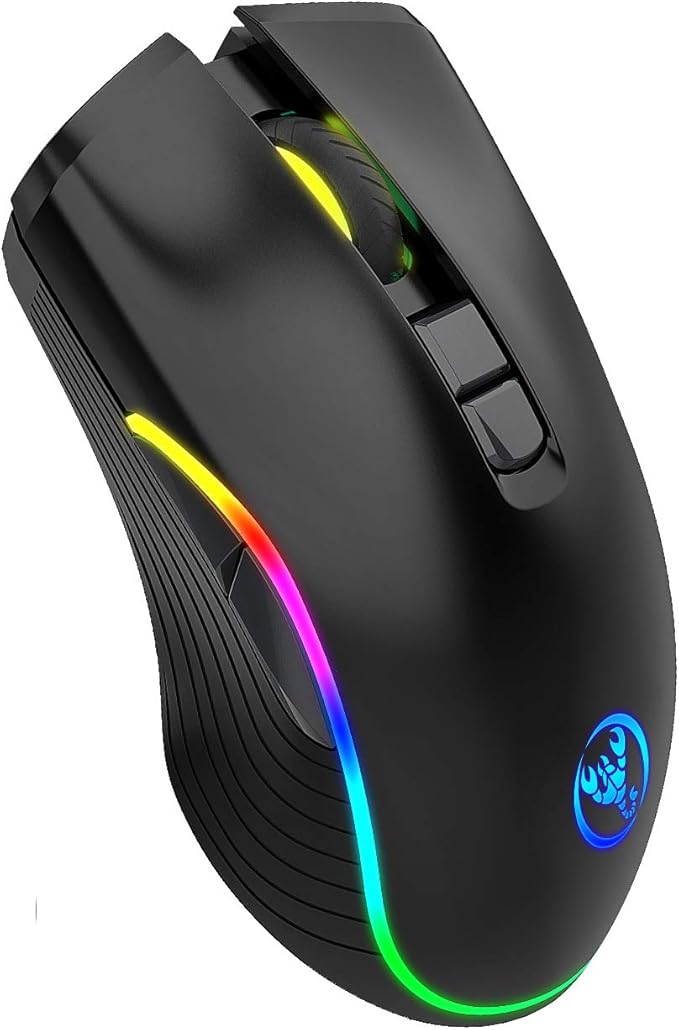 Amazon.com: Type C Fast Charging Mice,2.4Ghz Wireless Gaming Mouse with ...
