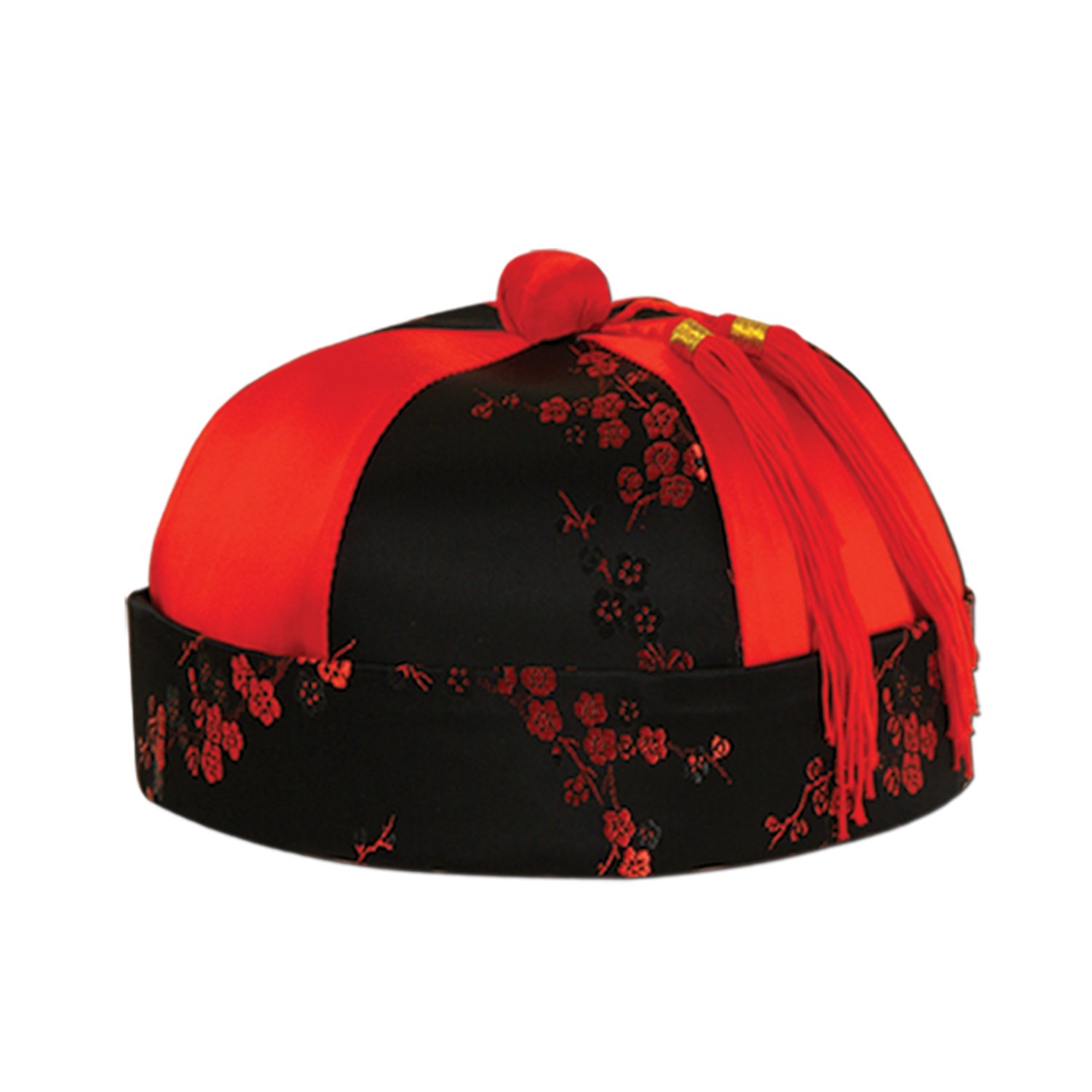 Amazon.com : Vintage Style Chinese China Emperor Hat with Braided Black ...