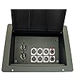 Amazon.com: ProCraft Pro Audio Recessed Stage Floor Box 1 AC Duplex 8 ...