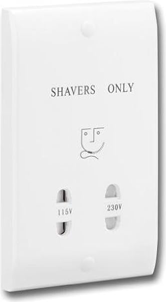 GREENBROOK SOCKET SHAVER - Bathroom Shaver Sockets - Double Gang ...