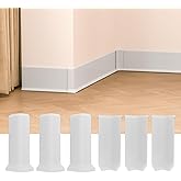 COUKIU Self Adhesive Baseboard Corner Blocks, 4inch(Width)3 Inside + 3 ...