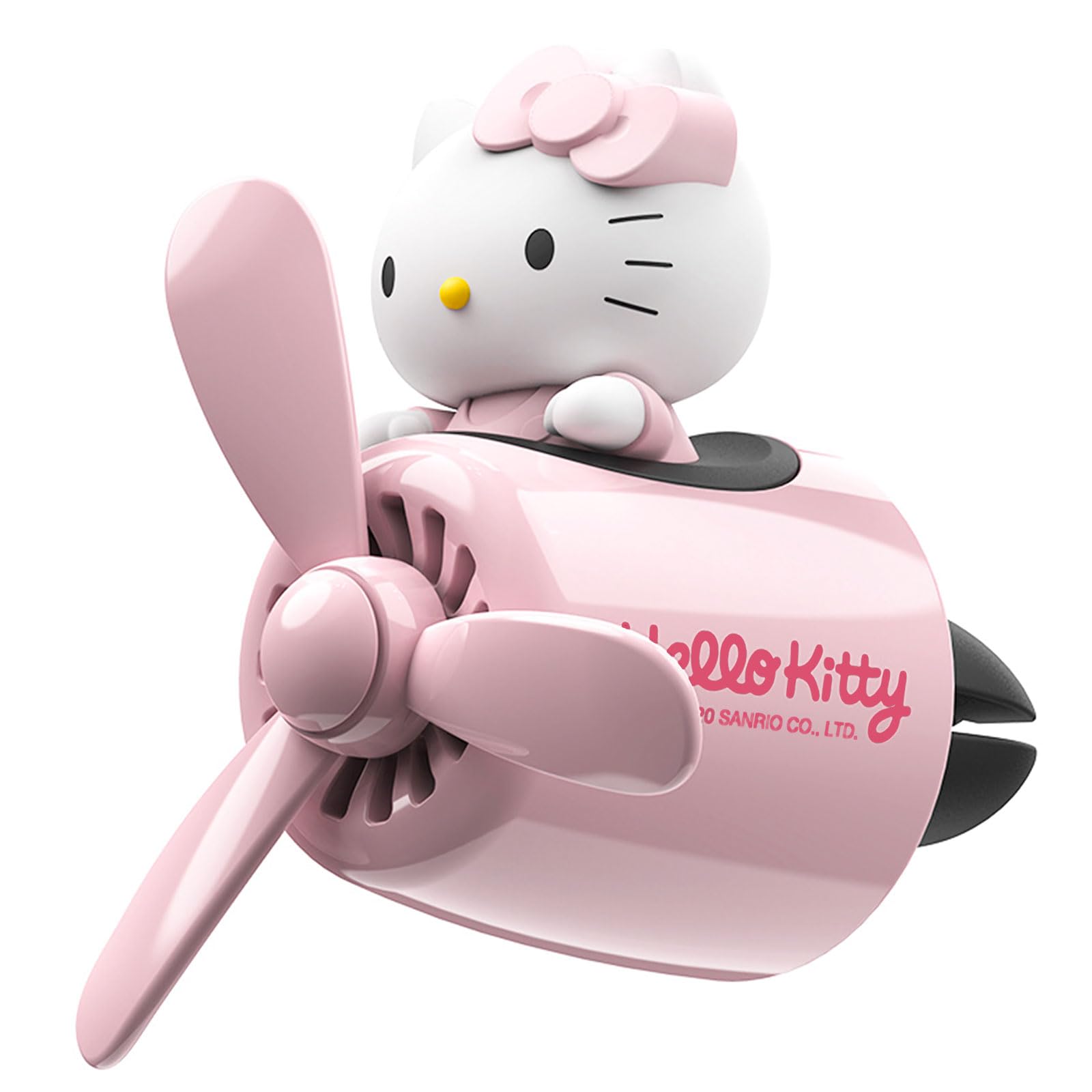 Car Air Freshener, Cute Pink Cat Pilot Vent Clip Interior Accessories ...