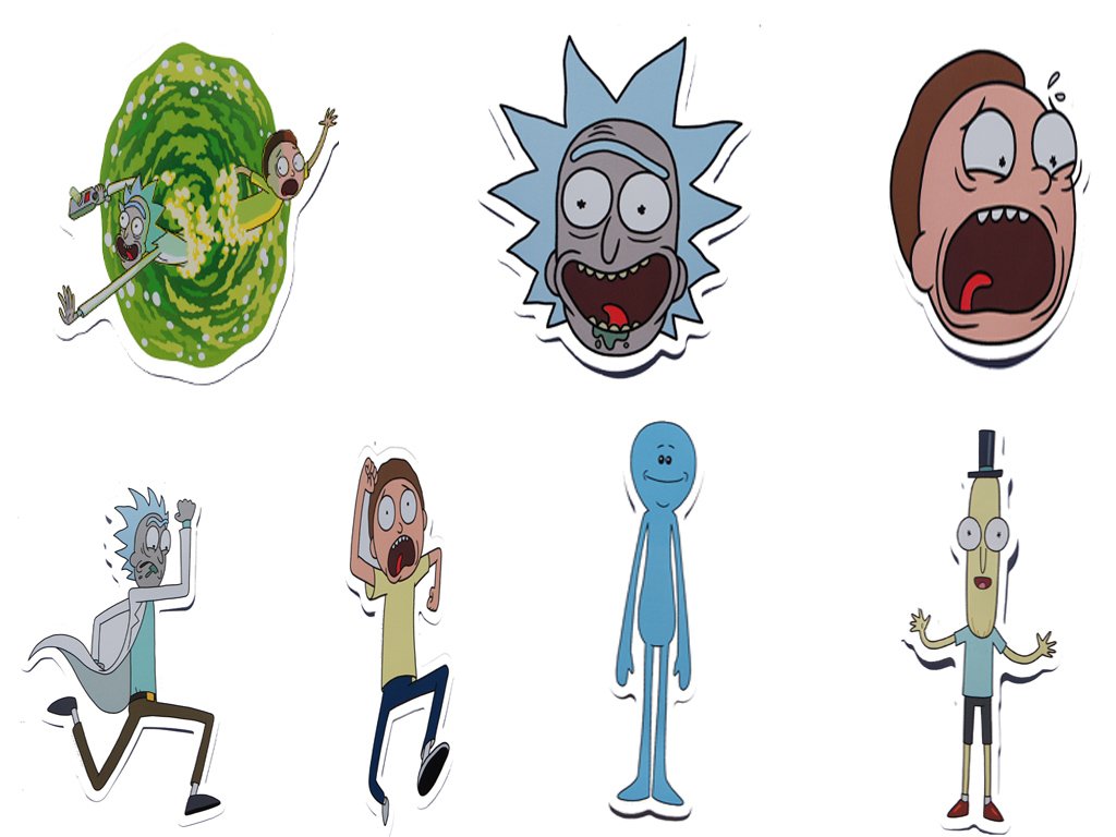 MORTY EYE PATCH, Officially Licensed Original Artwork - Sticker DECAL ...