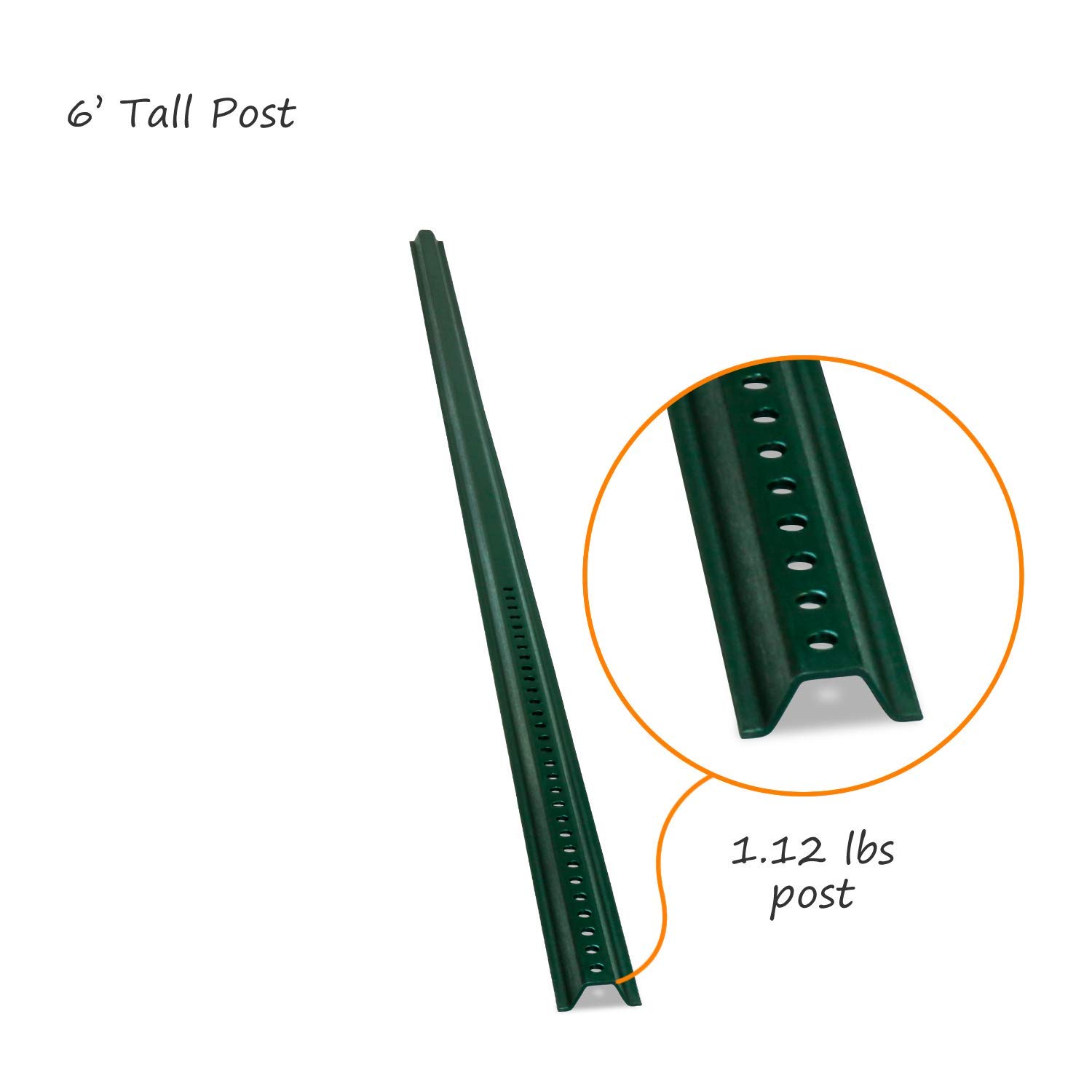 Mua SmartSign U-Channel Sign Post, Medium Weight | 6' Tall Baked Enamel ...