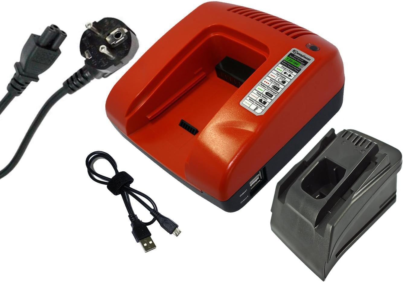 PowerSmart® 20-36 V Cargador para Hilti AG 125-A22, HDE 500-A22, SCM 22 ...