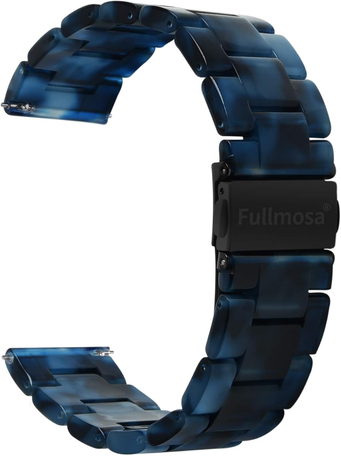 Amazon.com: Fullmosa Quick Release Watch Band 22mm 20mm 18mm, Resin ...
