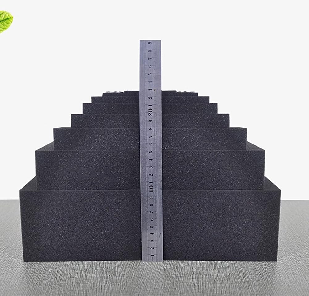 Black Square High Density Foam Padding Sheet,1"/2"/3"/4"/5"/6" Thick ...