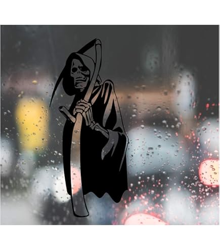 Grim Reaper Peeking Decal