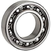 NTN Bearing 6305 Single Row Deep Groove Radial Ball Bearing, Normal Clearance, Steel Cage, 25 mm ...