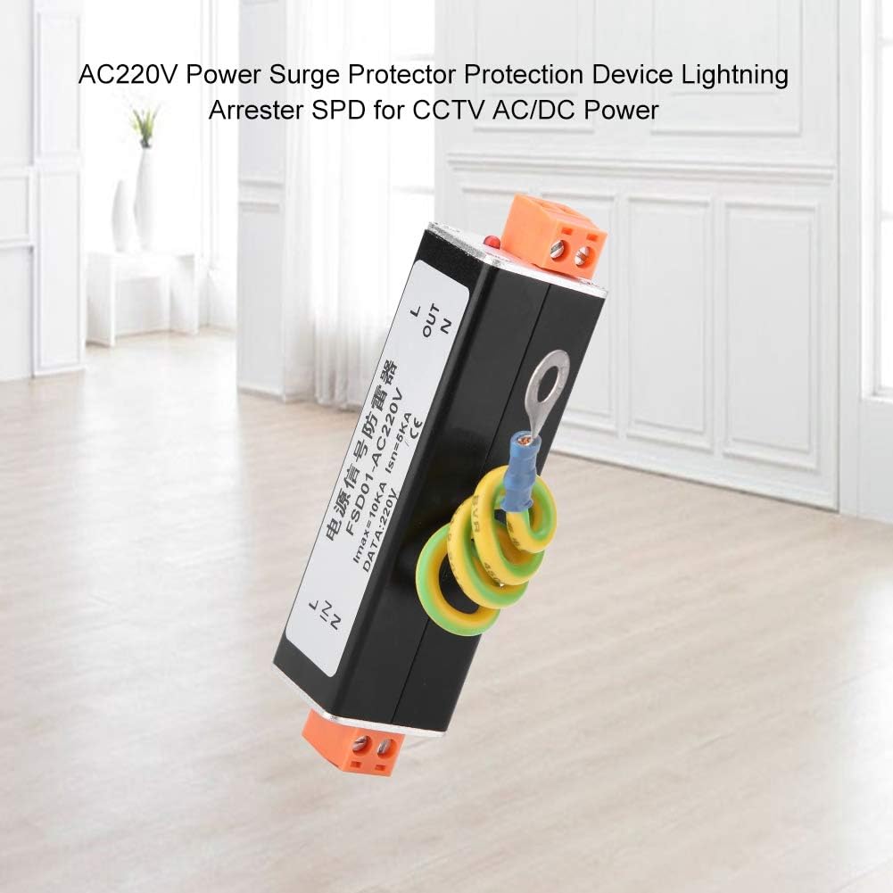 Aluminum Alloy Power Surge Protector, Power Lightning Arrester, Voltage ...