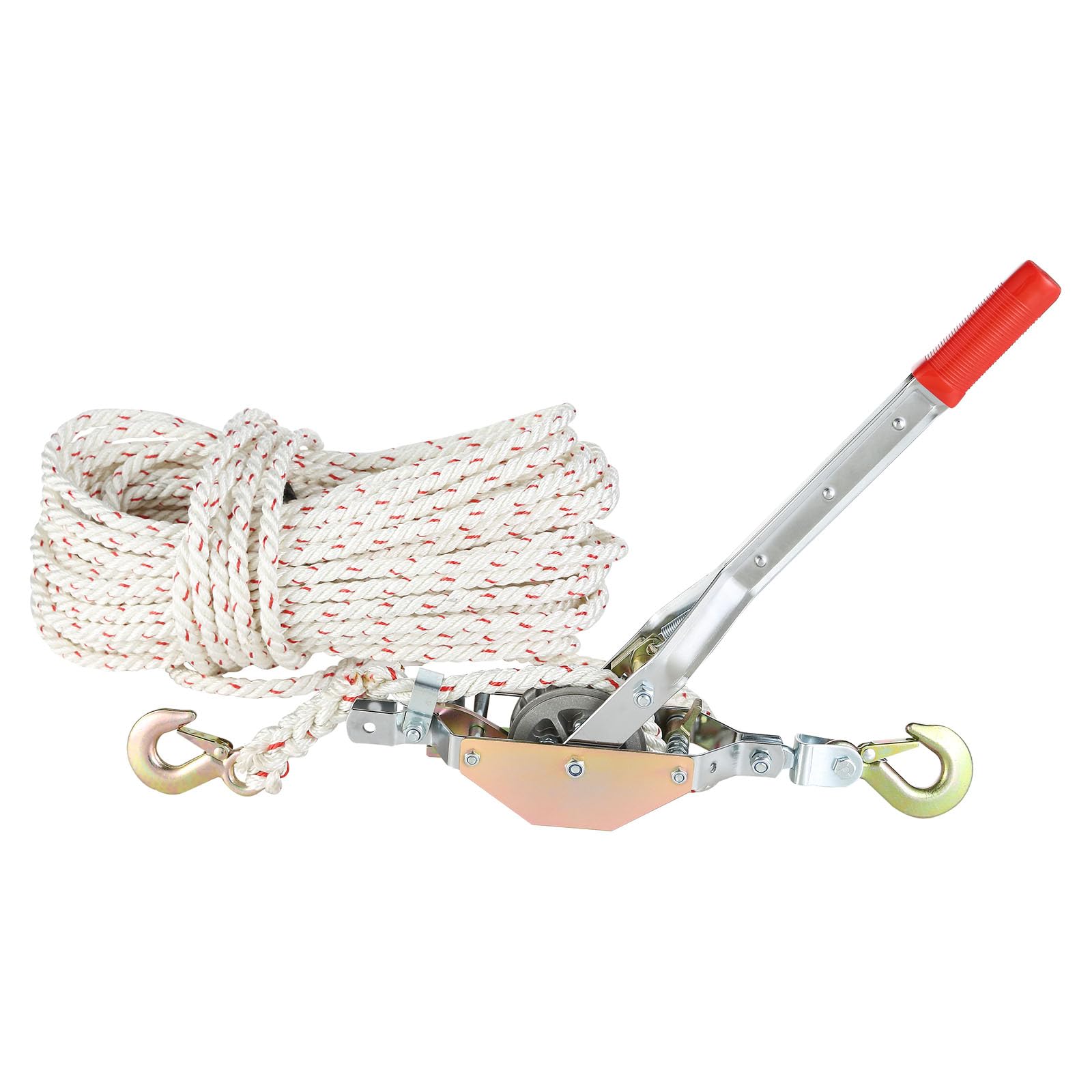 VEVOR Rope Puller, 3/4 Ton (1,653 lbs) Pulling Capacity, with 100' of 0 ...