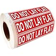 Amazon.com : Do Not Lay Flat Labels, 1 × 4 Inch Adhesive Shipping ...