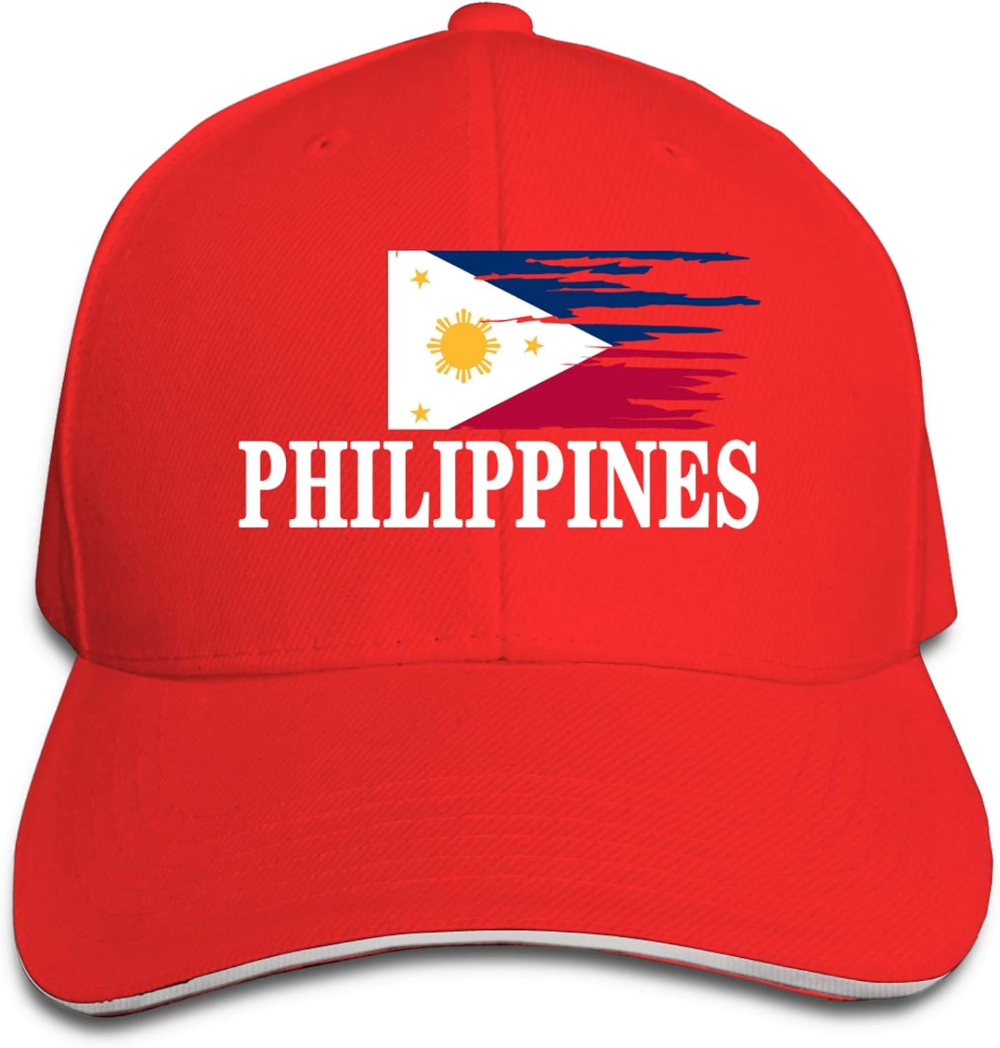 Philippines Soccer Adult Trucker Hat Adjustable Baseball Cap Striped ...