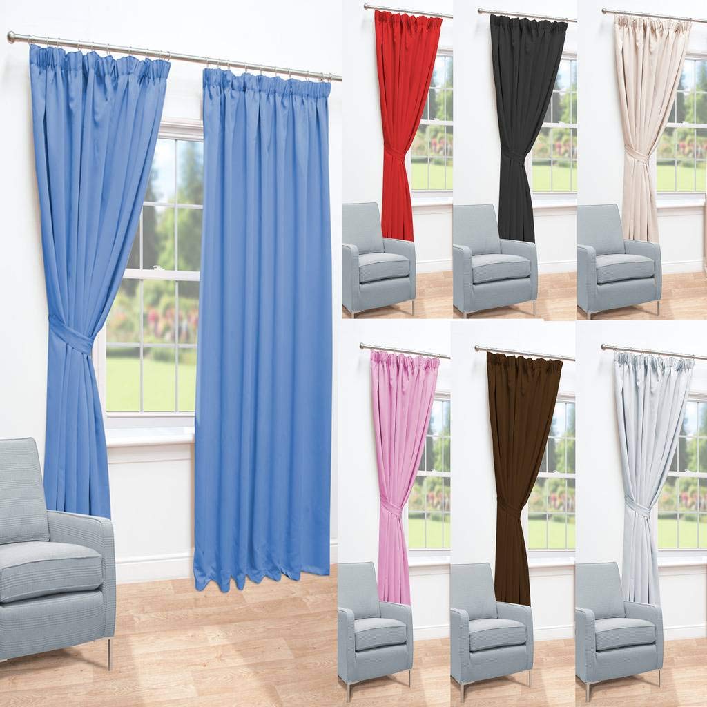 John Aird Thermal Energy Saving Blackout Tape Top Curtains - Free ...