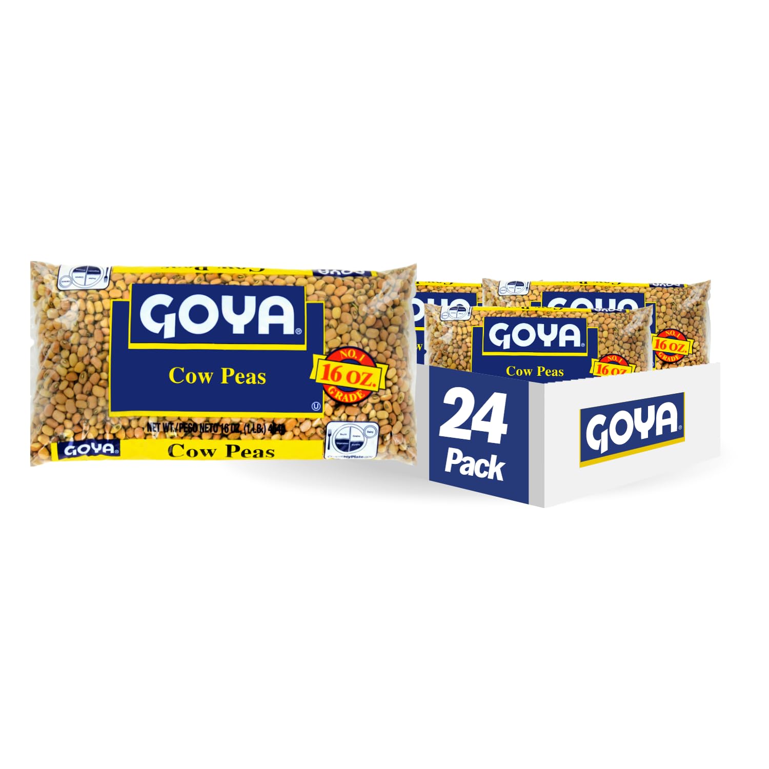 Goya Foods Cow Peas, Dry, 16 Ounce (Pack of 24) for sale | Las Vegas ...
