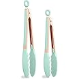 Amazon.com: COOK WITH COLOR Stainless Steel Silicone Tipped Kitchen ...