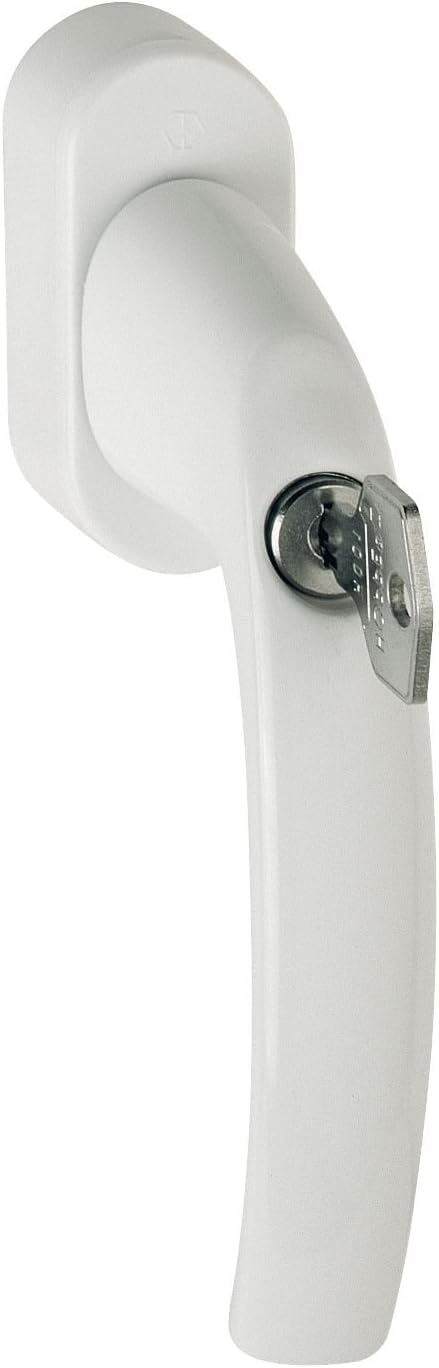 Hoppe Atlanta Secustik Security Window Handle with Halt 45 Degrees, 7 ...