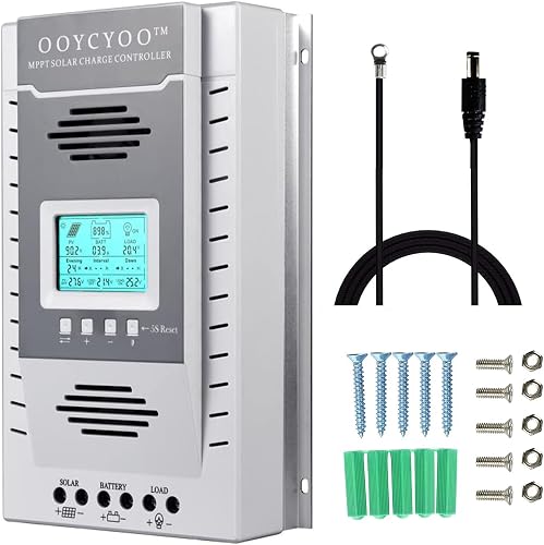 100amp MPPT Solar Controller, 100V Input, LiFePO4 (Lead Acid AGM ...