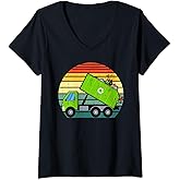 Amazon.com: Retro Garbage Truck Waste Management Tee Boys Toddlers Kids ...