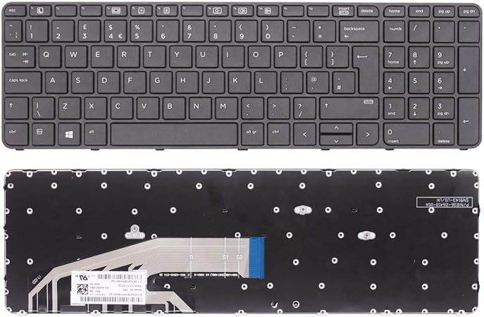 New Laptop Keyboard Replacement For HP ProBook 450 G4, 455 G4, 470 G4 ...