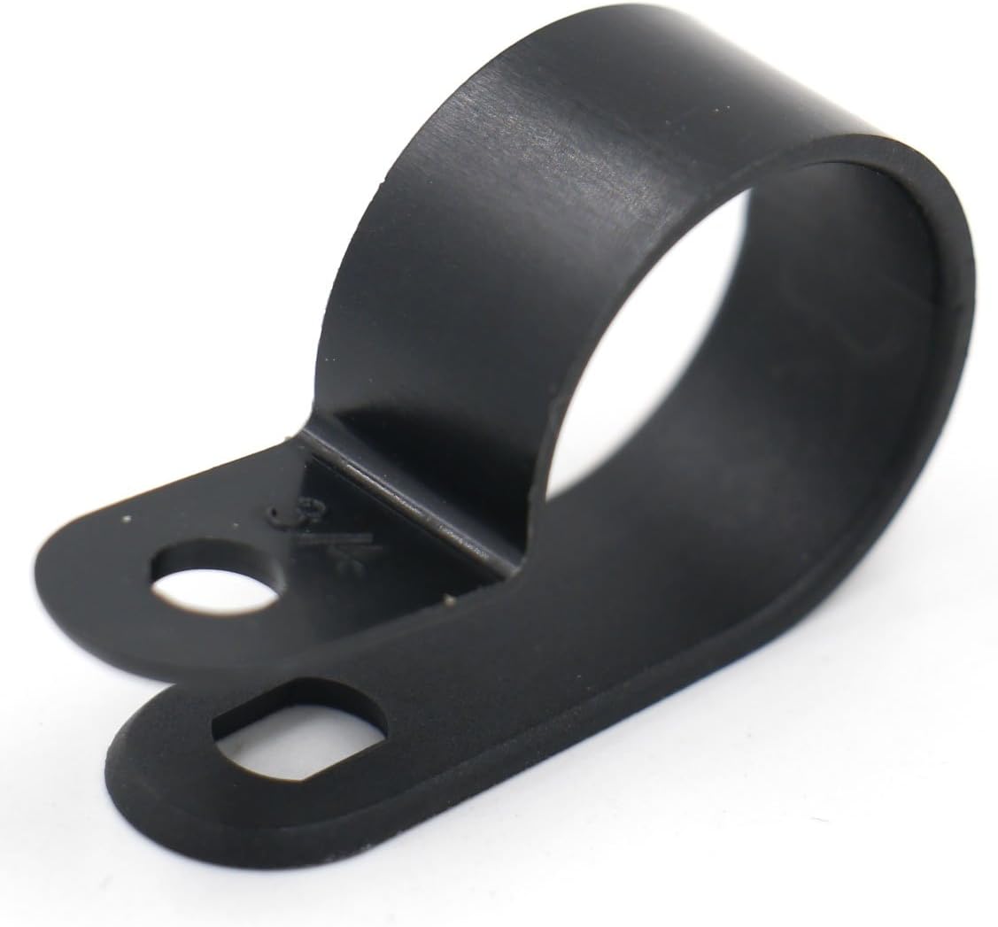 Baomain R-Type Cable Clamp 3/4 Inch Black 25 Pack - - Amazon.com