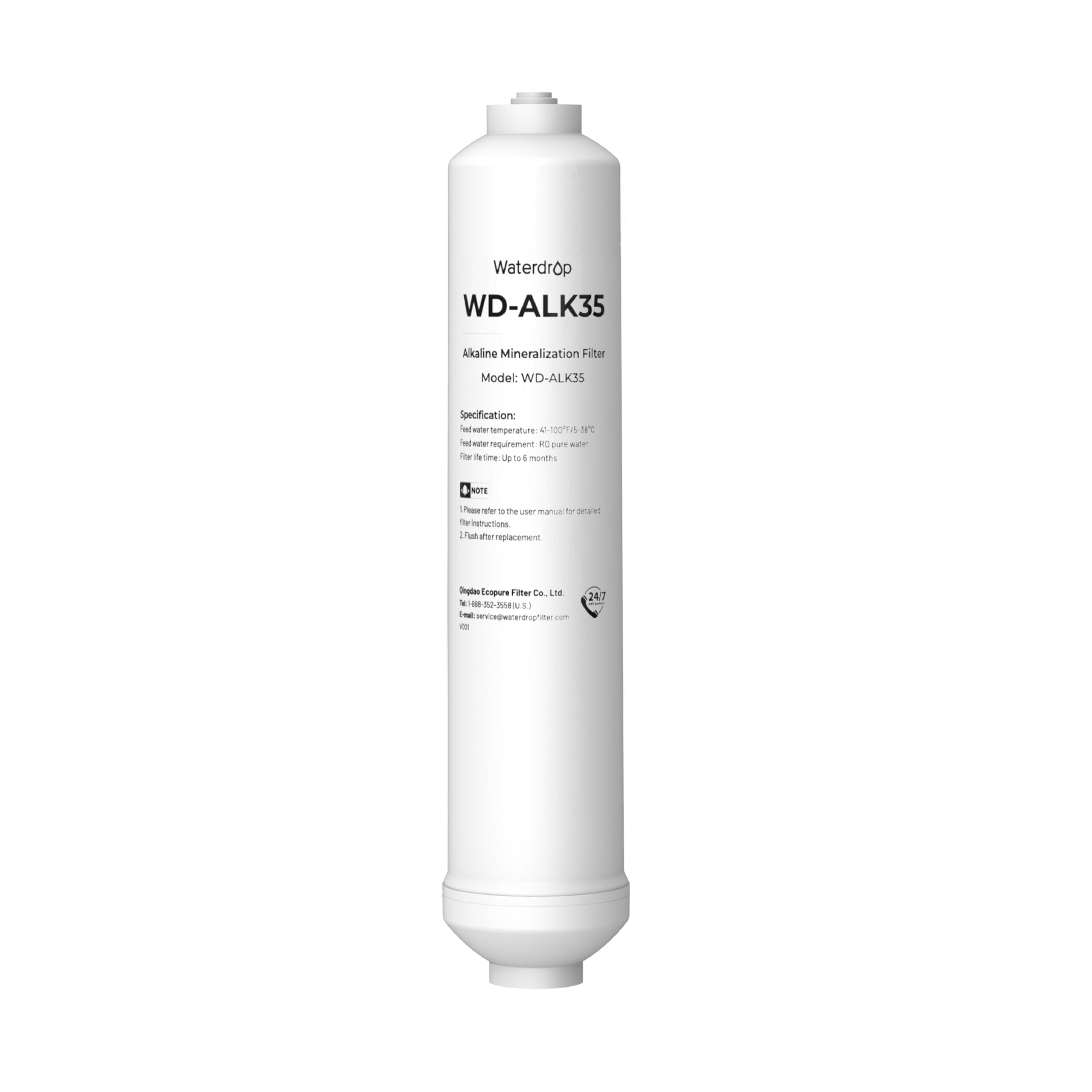 Mua Waterdrop 𝐀𝐥𝐤𝐚𝐥𝐢𝐧𝐞 Water Filter WD-ALK35, Alkaline Filter for ...