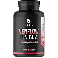 Venflow Platinum de 240 cápsulas Circulation. Ingredientes naturales ...