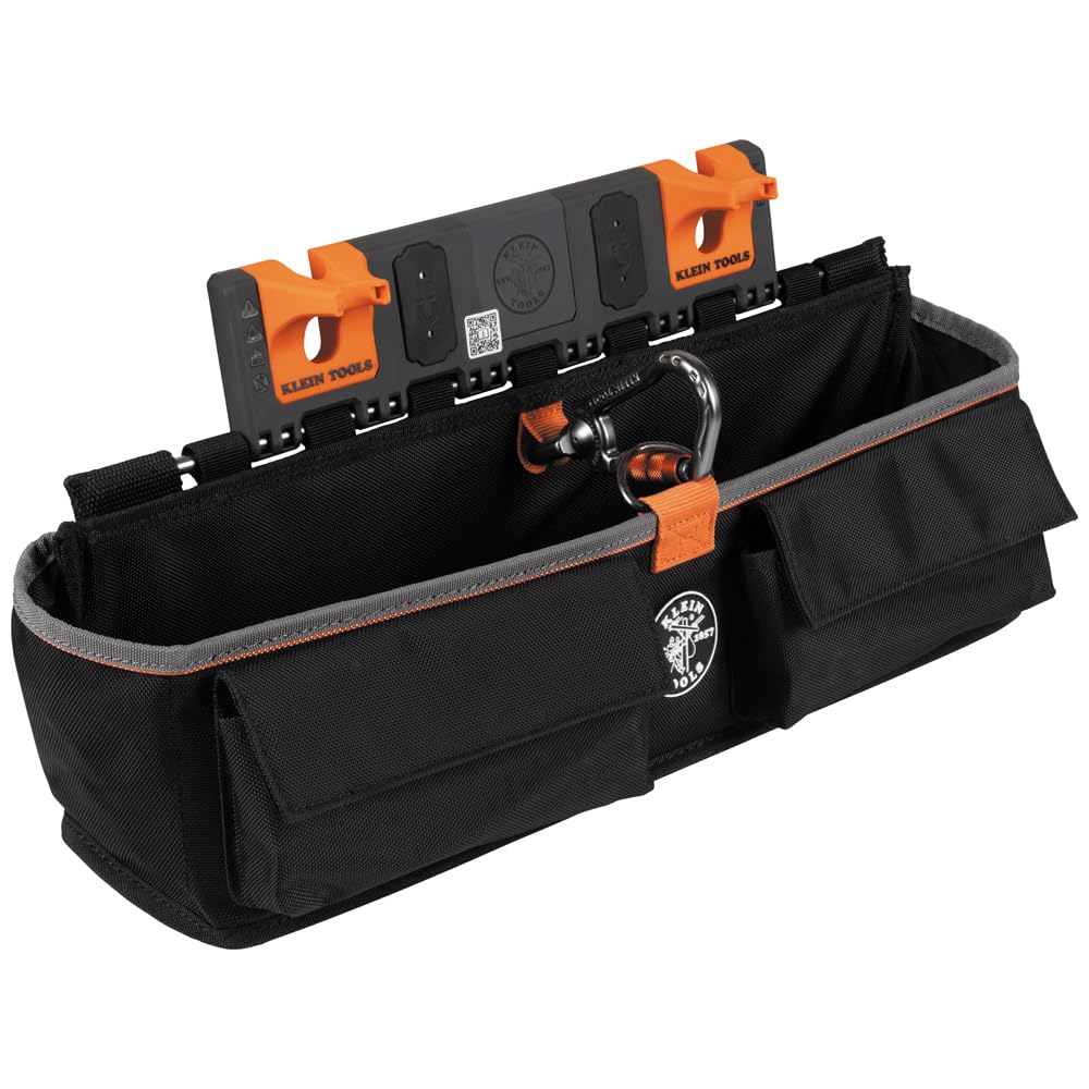 Klein Tools BC511S Bucket Work Center Large Tool Pouch, S Hook Rail ...