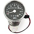 Amazon.com: Motorcycle Mini Speedometer w/Trip Meter - 2240:60 - Chrome ...