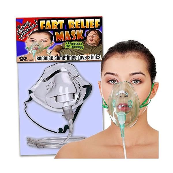 Gears Out Love Stinks Fart Relief Mask – Fart Gifts– Funny Gifts for ...