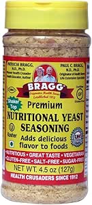 Bragg Live Food Nutritional Yeast Seasoning, Premium, 127 grams ...