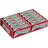 Wrigley's Airwaves Cherry Menthol Flavour Sugarfree Chewing Gum 10 ...
