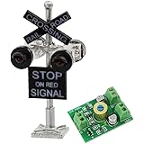 Amazon.com: JTD1507RP 1 Set N Scale Railroad Train/Track Crossing Sign ...