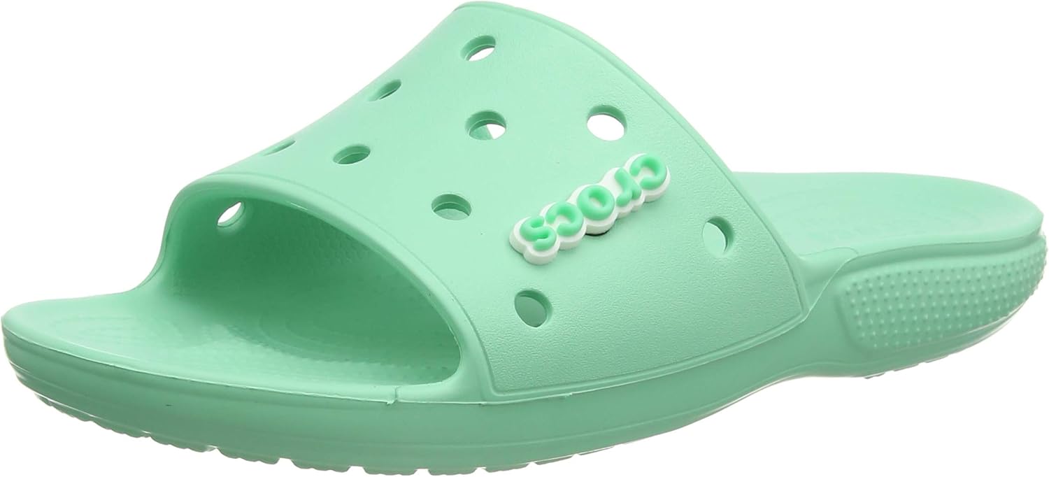 crocs Unisex Classic Slide Schiebe-Sandalen, Pistachio, 42/43 EU ...