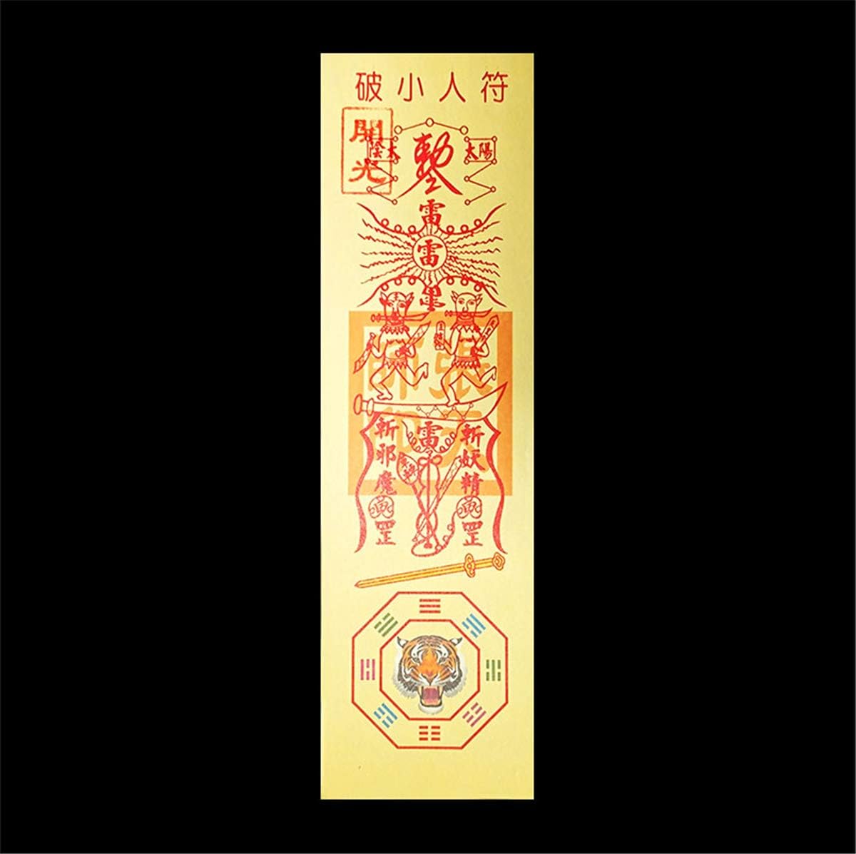 Amazon.com: Zzooi Chinese Paper Amulets Chinese Traditional Yellow ...