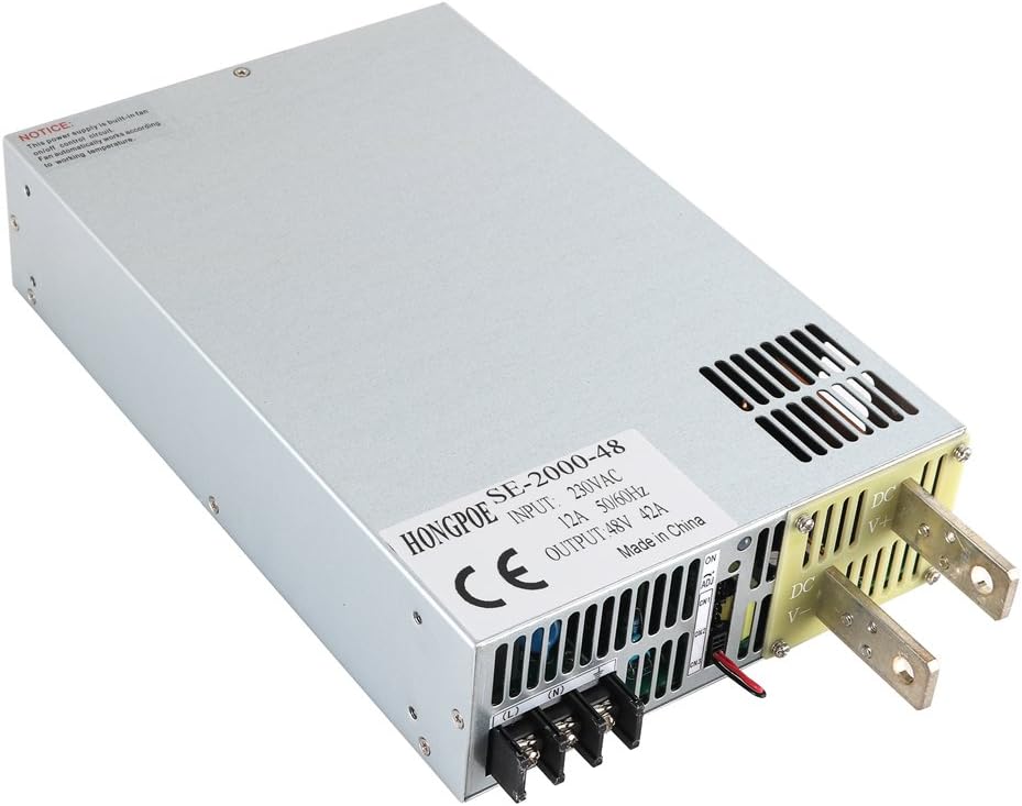 AC 220V to DC 48V Power Supply 48V 41.5A 2000W 0-5v Analog Signal ...