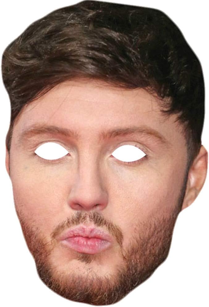 James Arthur Celebrity Card Face Mask Fancy Dress Party Single Face ...