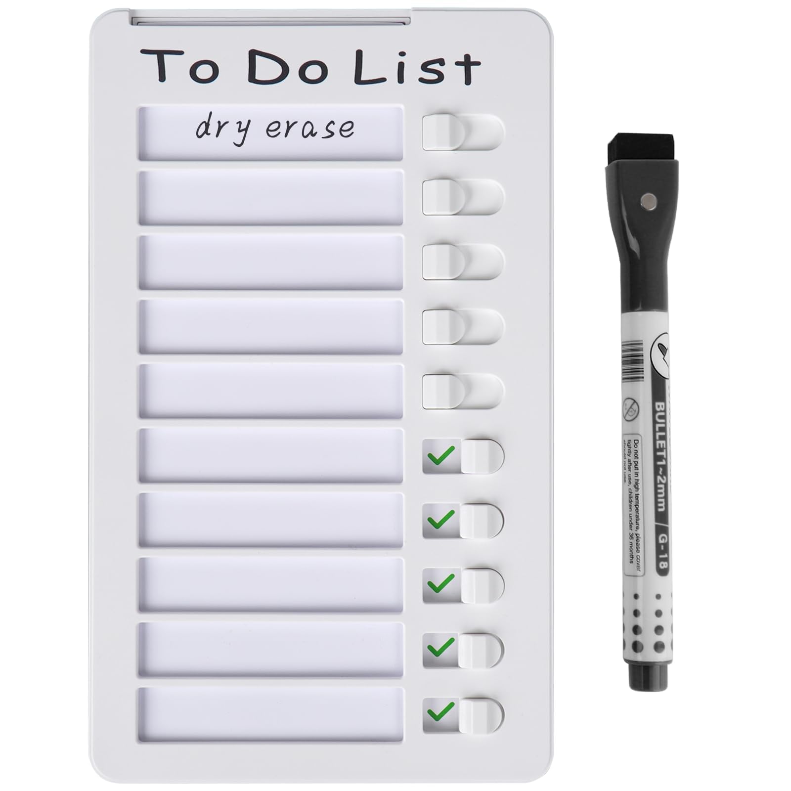 Mua Magnetic Dry Erase to Do List Chore Chart for Kids Checklist Board ...