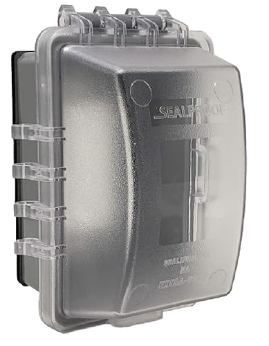 Sealproof While In Use Lockable 1-Gang Outdoor Exterior Outlet Cover ...
