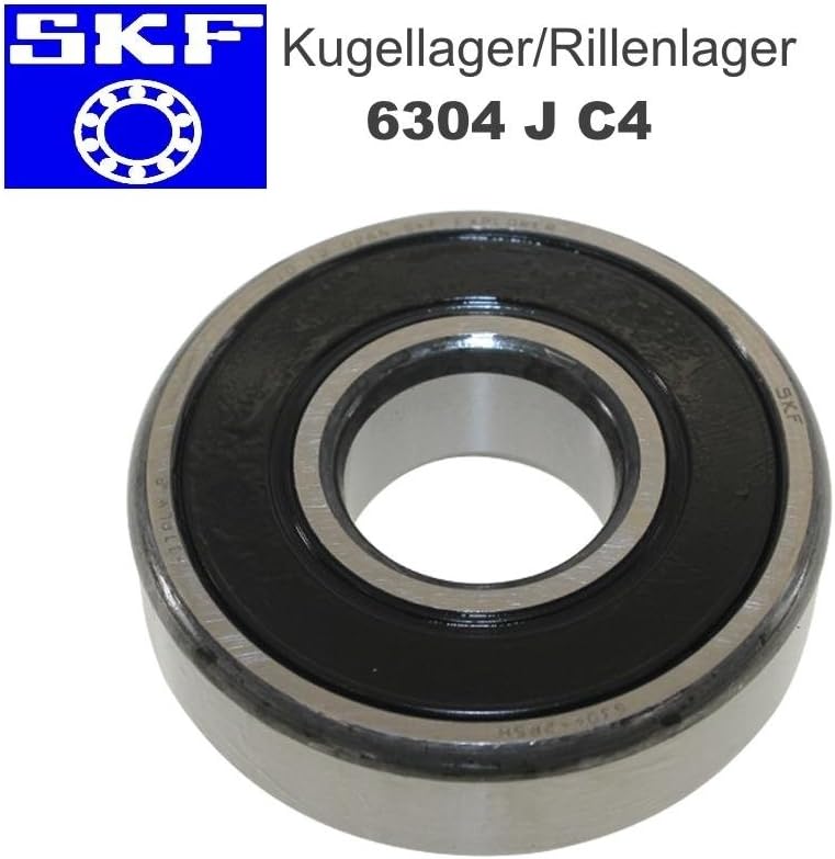 Kugellager Rillen-Lager SKF 6304 J C4 20x52x15 für Motorrad Moped ...