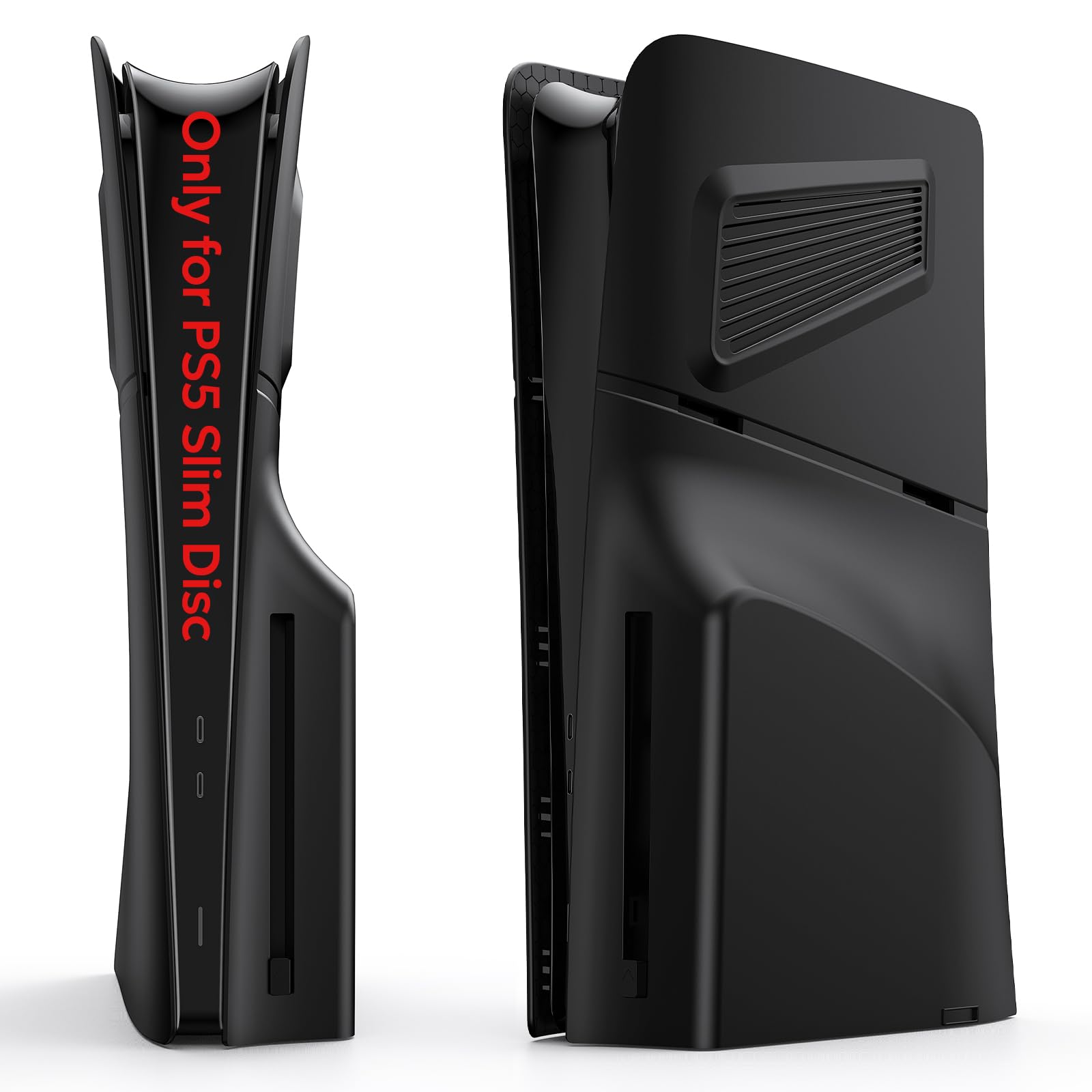 Plates Separate for PS5 Slim Disc Edition, Faceplate with Cooling Vents ...