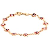 Amazon.com: Barzel 18K Gold Plated Religious Bracelet with Saint ...